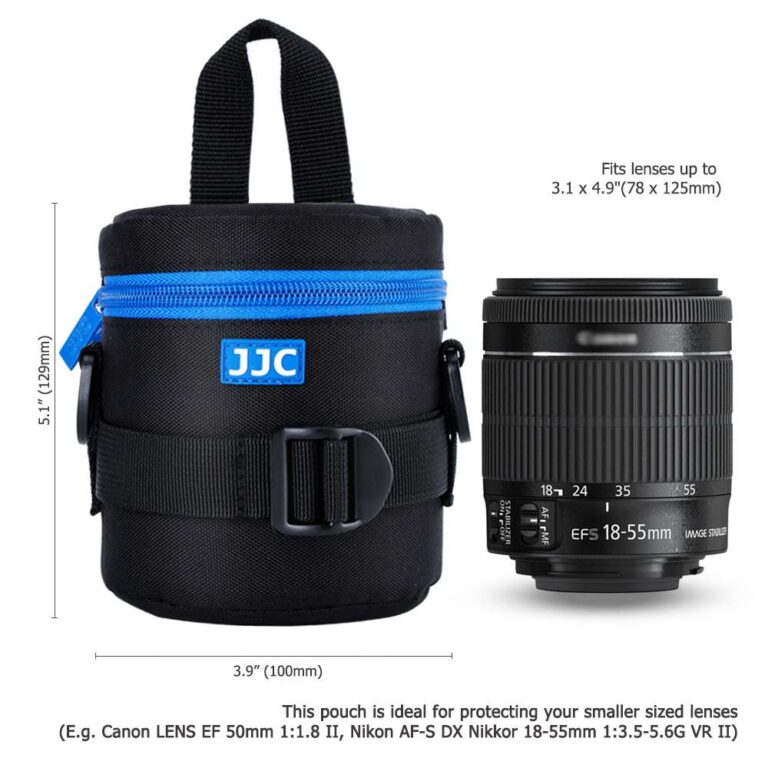 JJC Deluxe Lens Case for Lens Size Below 3.1″ x 4.9” – JJCFOTO