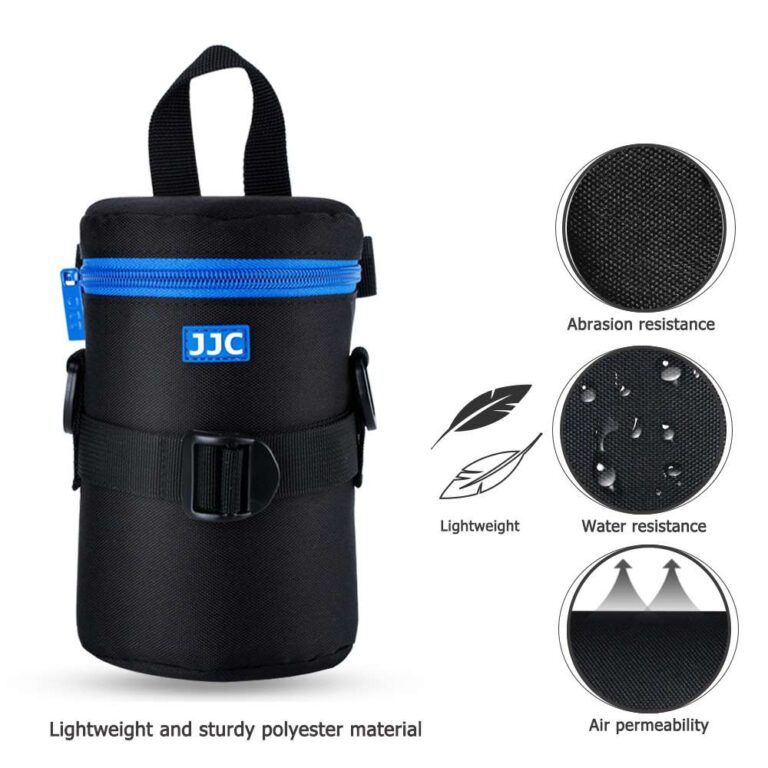 JJC Deluxe Lens Case for Lens Size Below 3.1″ x 6.1″(D x L) – JJCFOTO