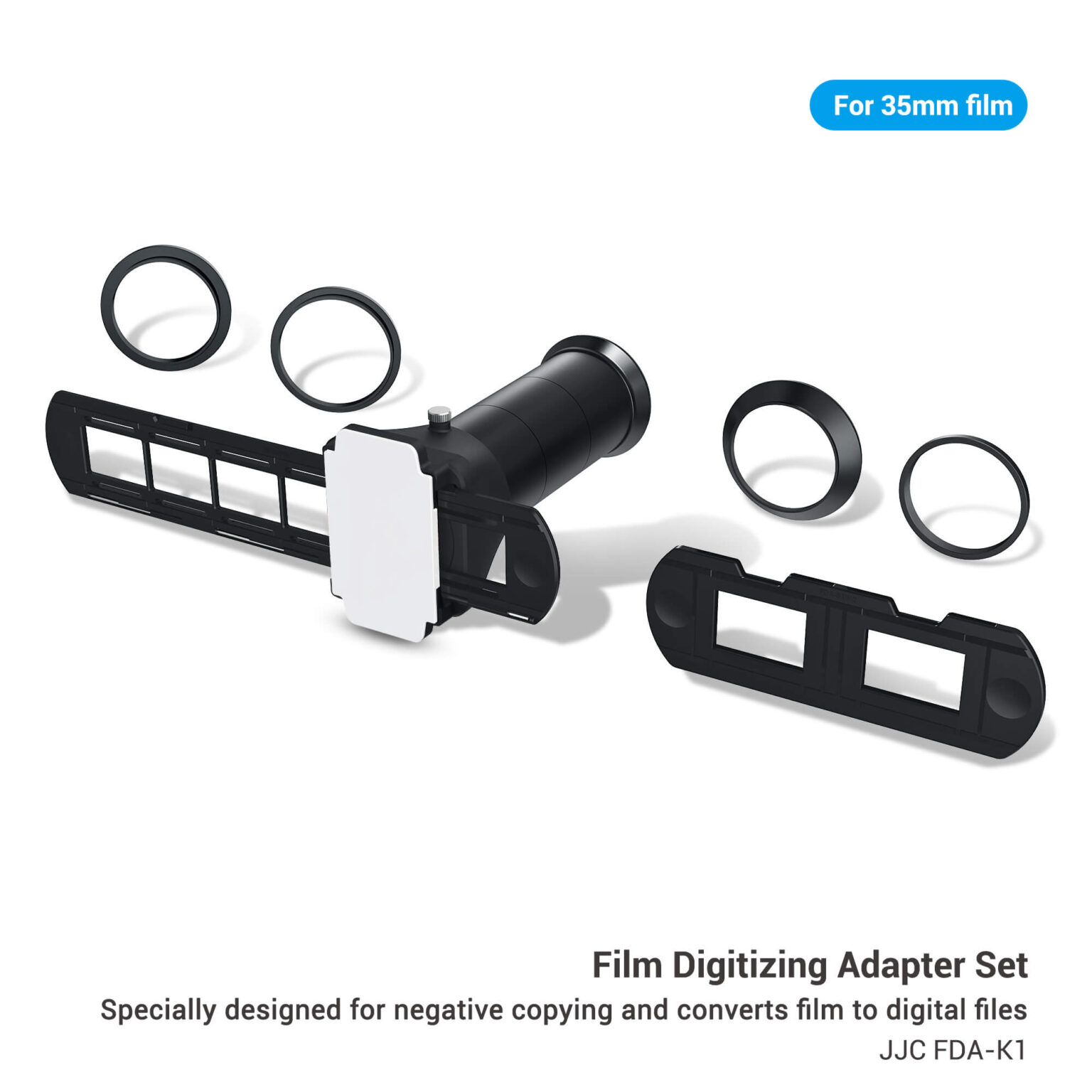 JJC Photo Slide and Film Digitizing Adapter Set for Re-photographing ...