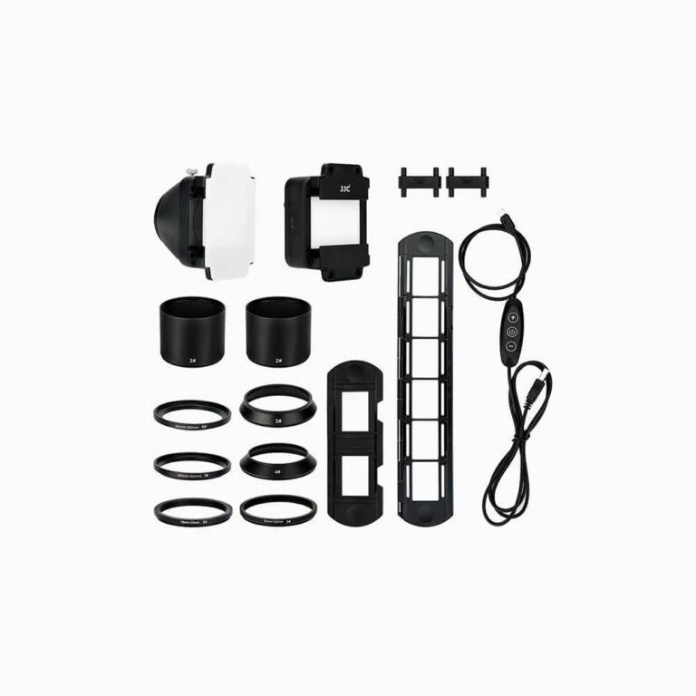 JJC Photo Slide and Film Digitizing Adapter Set with LED Backlight for ...