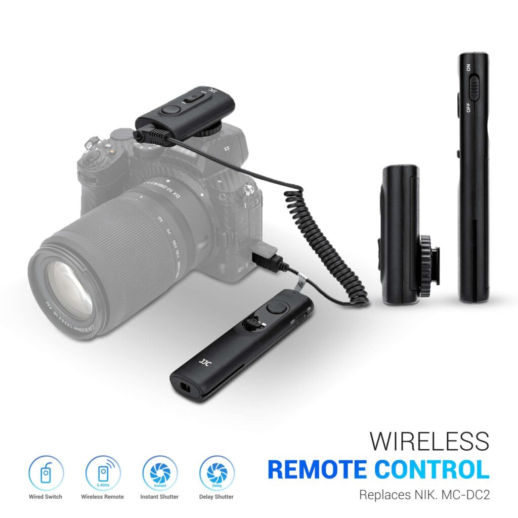 JJC Wireless Remote Control Replaces NIK. MC-DC2 - JJCFOTO JJC Wireless Remote Control Replaces NIK. MC-DC2 - JJCFOTO