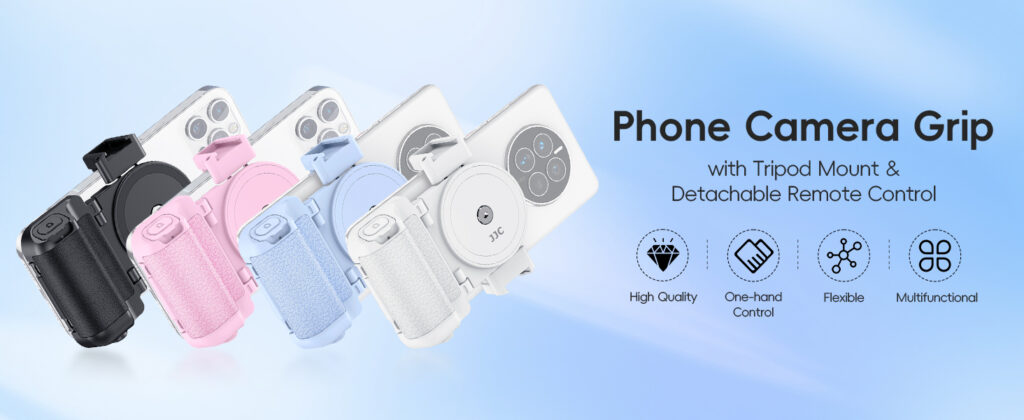 JJC Phone Camera Grip Smartphone Photography Shooting Clip with Tripod ...