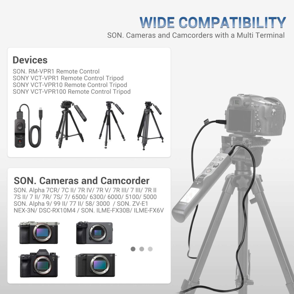 JJC Multi Terminal Cable for SONY VMC-MM1(100cm)(3.3ft) – JJCFOTO