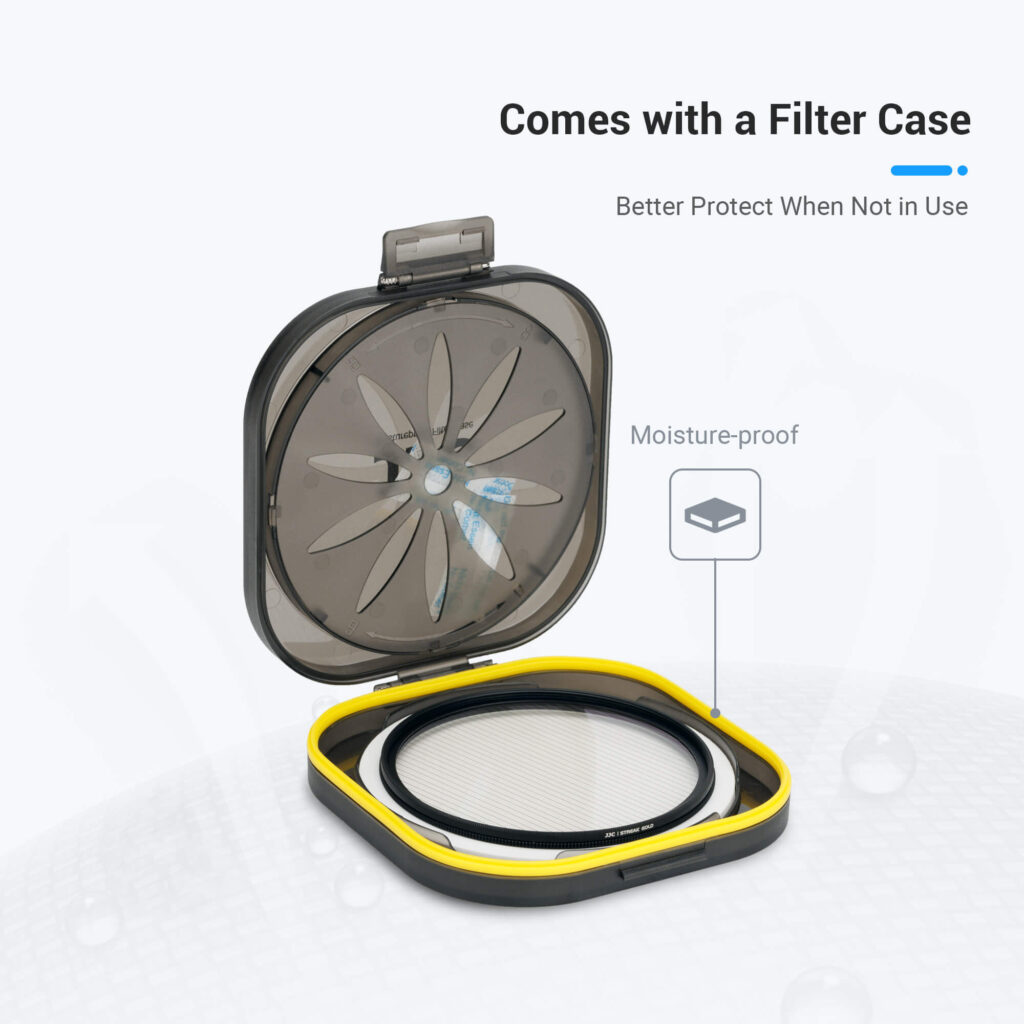 JJC 82mm Gold Streak Filter – JJCFOTO