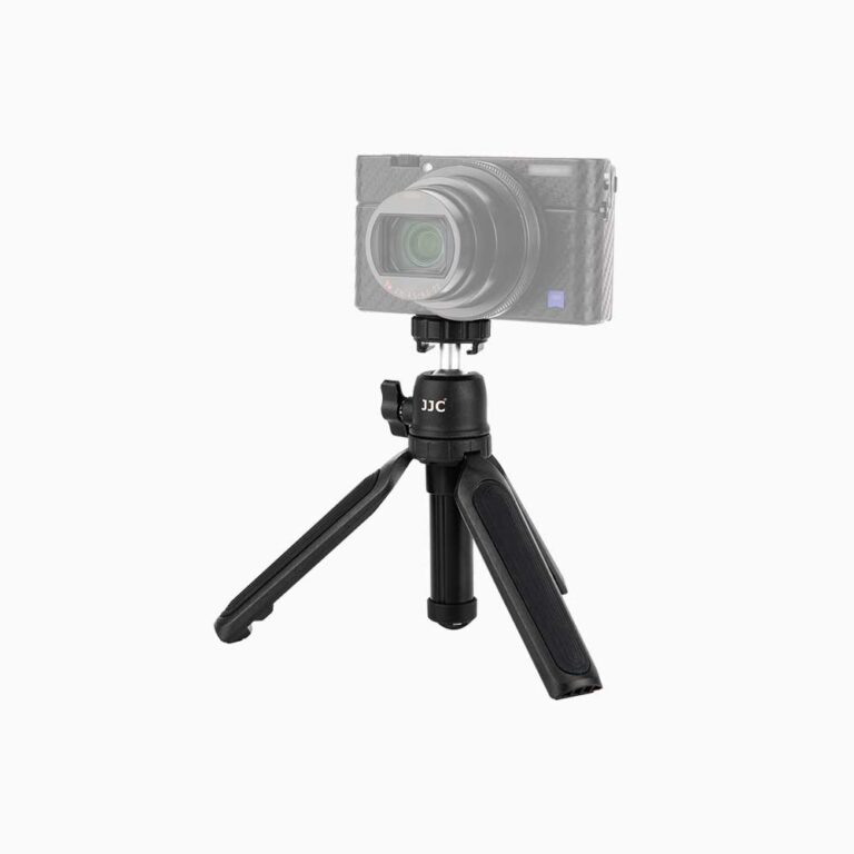 JJC 2 in 1 Extendable Mini Vlogging Tripod & Selfie Stick Kit for ...
