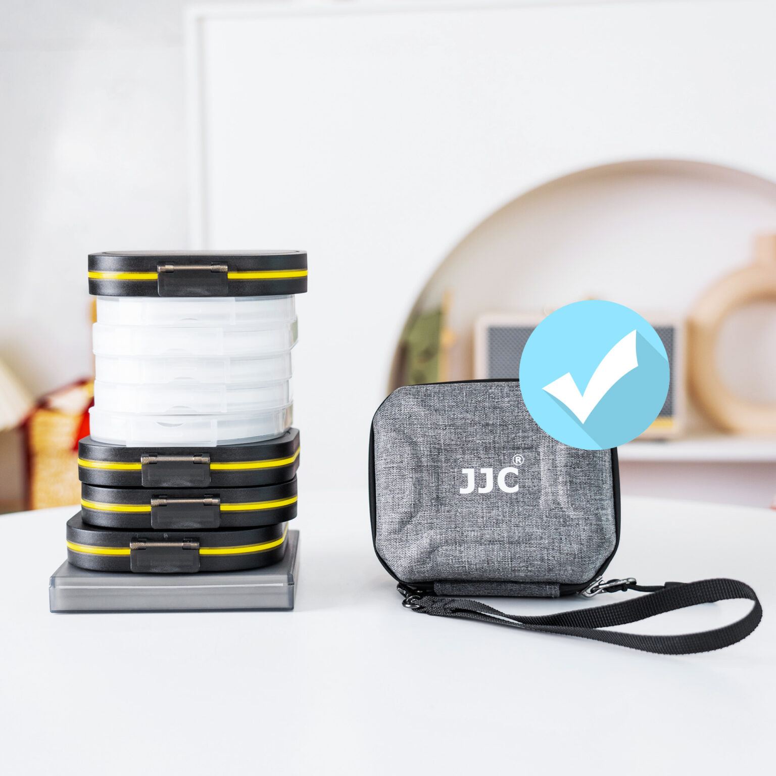 Hard Shell Lens Filter Case Pouch for 10 Circular Filters up to 67mm ...