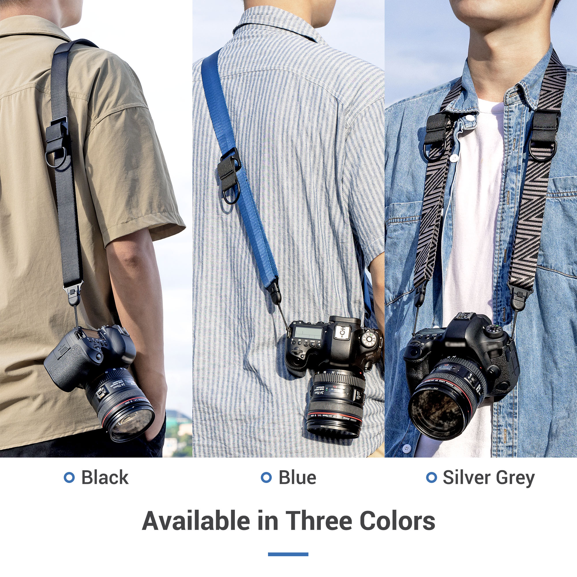 Camera Neck Strap with Patented Quick Release Buckles for Canon Nikon ...