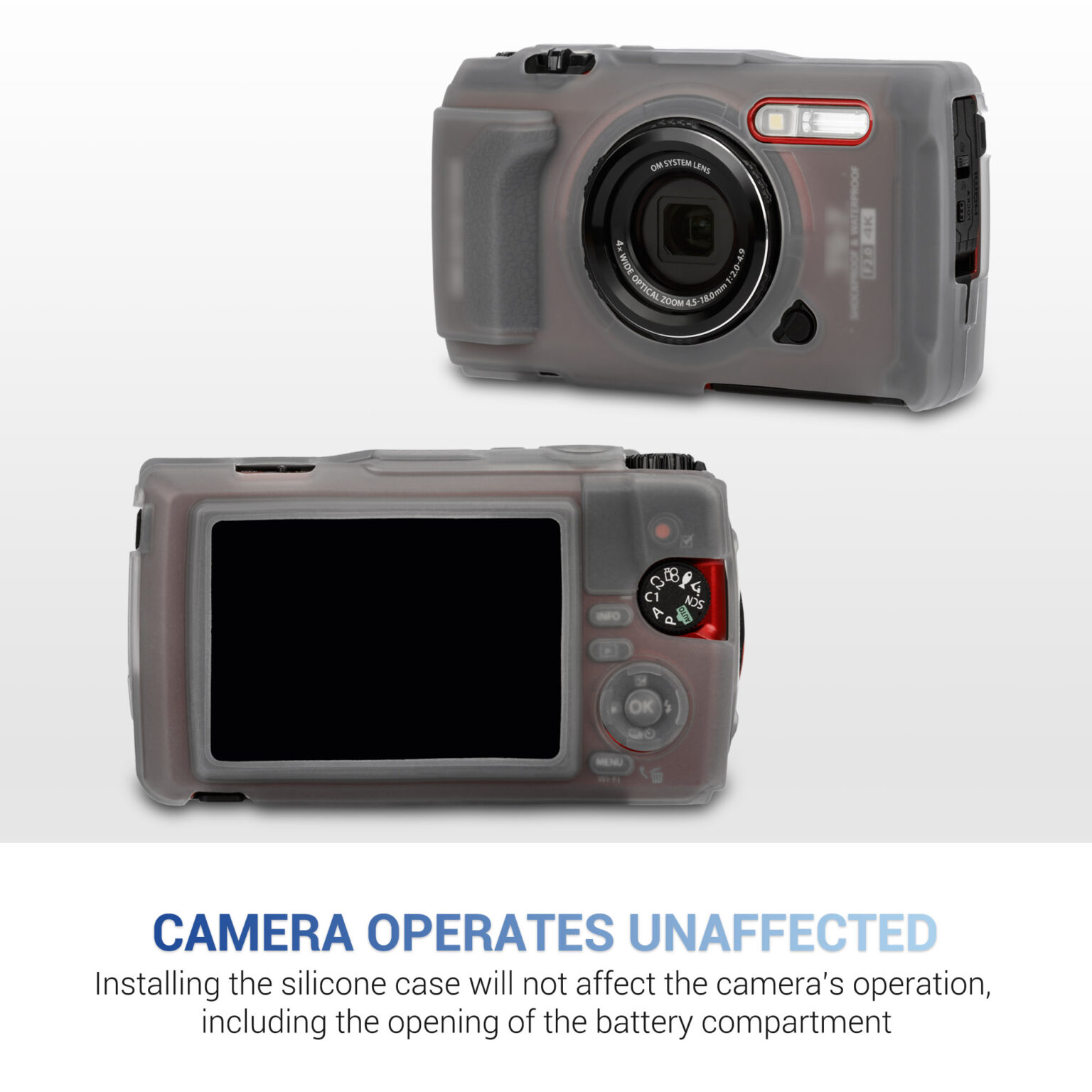 Anti-scratch Silicone Jacket for Olympus Tough TG-7 Digital Camera ...