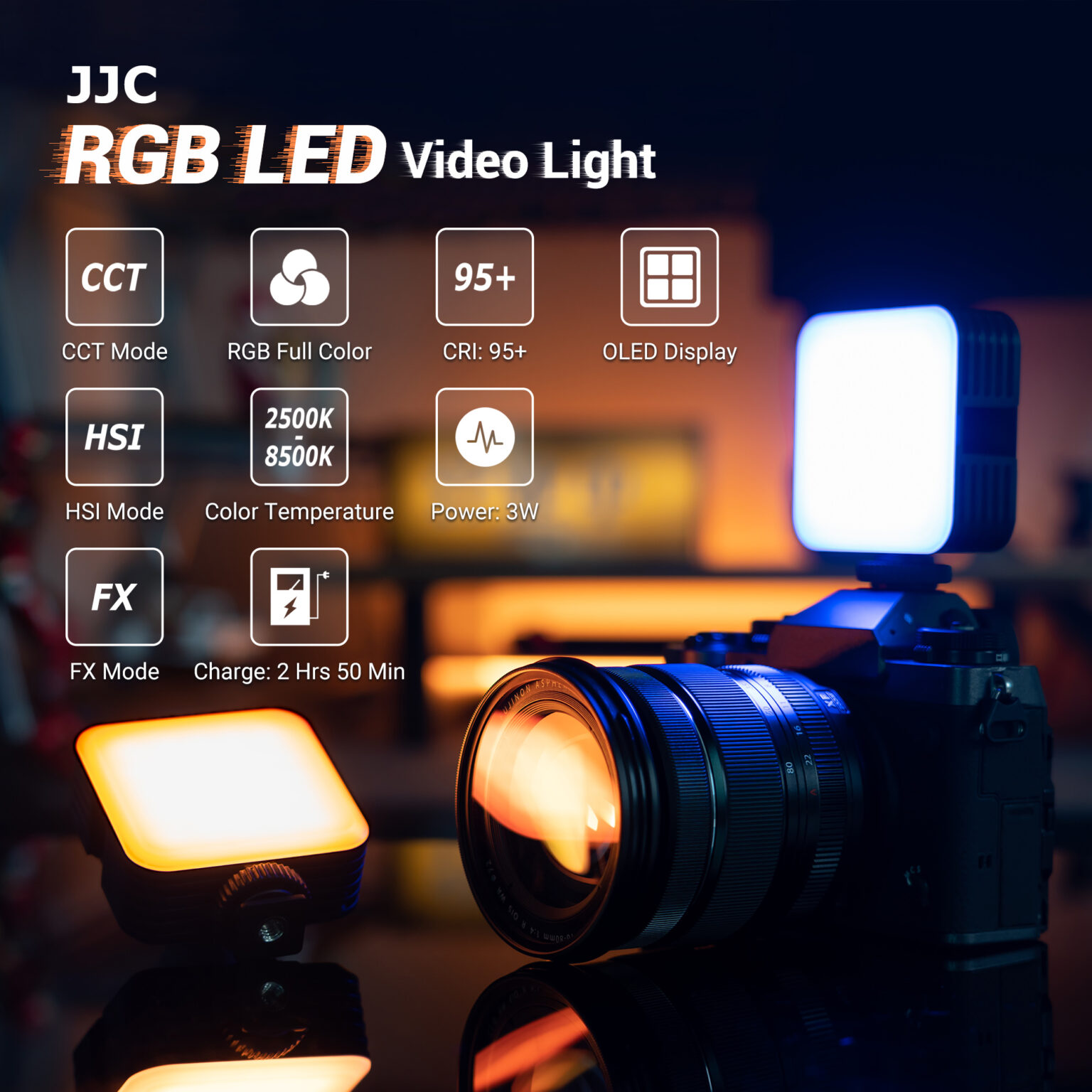 JJC LED Macro Arm Light with 10 Level Ajustable Brightness,CRI 95 ...