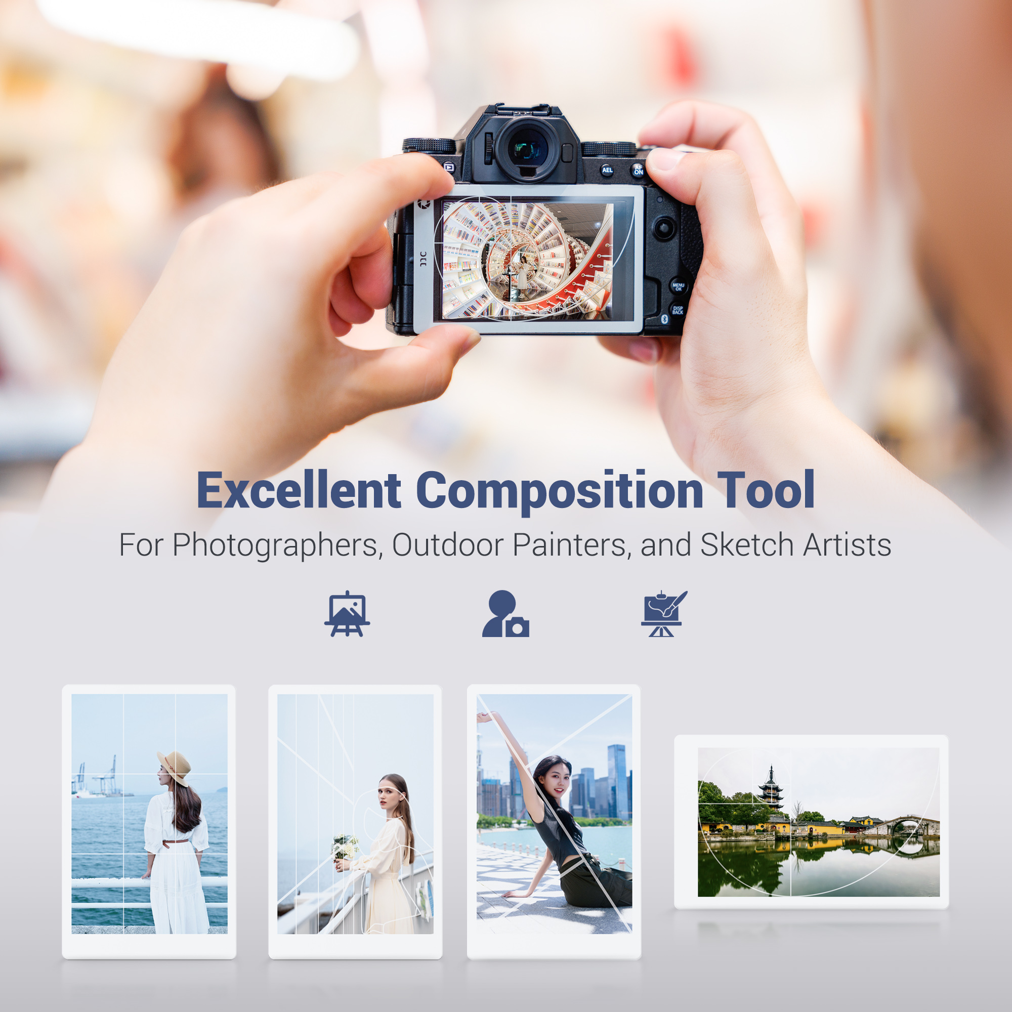 JJC 11 Pcs Golden Ratio, Fibonacci, Rule of Thirds & Leading Lines ...